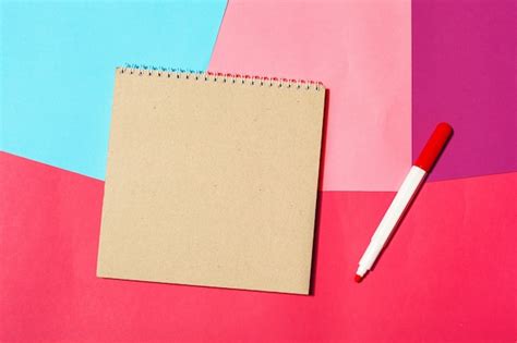 Premium Photo Notebook Open Page Design On Table