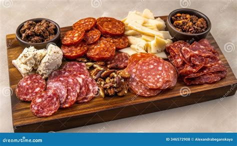 Assorted Meats And Grains On Neutral Background Royalty Free Stock
