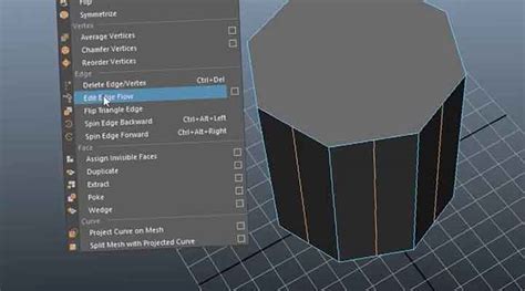 working with the edit edge flow tool in maya lesterbanks