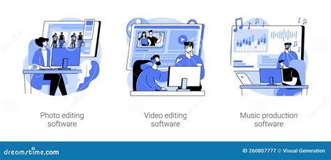 Professional Software For Creatives Isolated Cartoon Vector