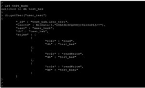 Mongodb Create A User And Roles Examples