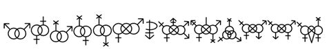 Gender Symbol Font What Font Is