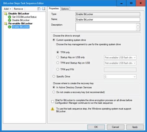 How To Detect Suspend And Re Enable Bitlocker During A Task Sequence Mikes Tech Blog