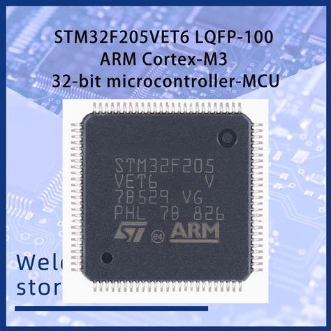 Stm32f205vet6 Lqfp 100 Arm Cortex M3 ไมโครคอนโทรลเลอร์ 32 บิต Mcu