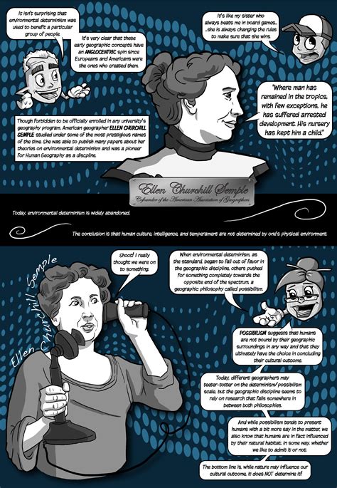 One Determined Determinist Ellen Churchill Semple Illustrated Human