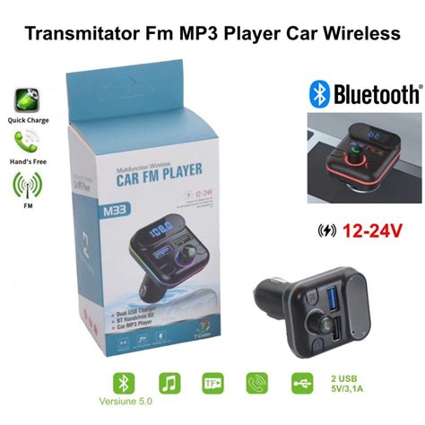 Modulator Fm Auto Cu Bluetooth V M