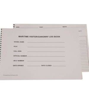 ISPS Code Security Declaration Log Book South Bank Marine