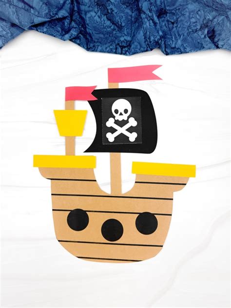 Printable Pirate Ship Template