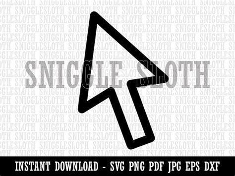 Computer Mouse Arrow Clipart Instant Digital Download SVG EPS Etsy