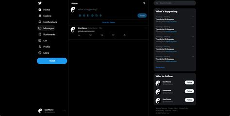 Github Hnunezztwitterclone Frontend This Project Refers To A Clone