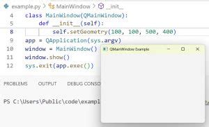 Create A Basic Window In PyQt6