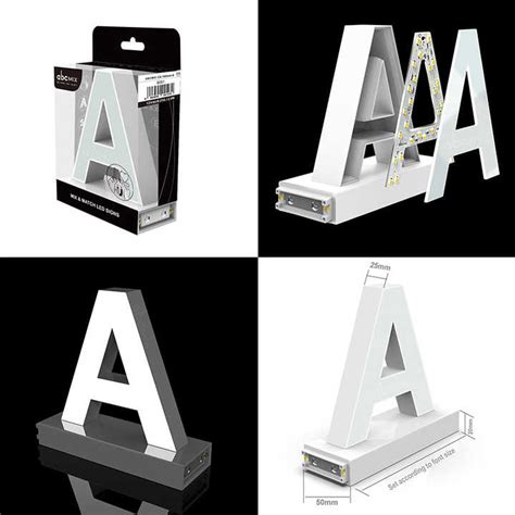 Magnetic Led Letter Signs Customizable Led Capital Letters