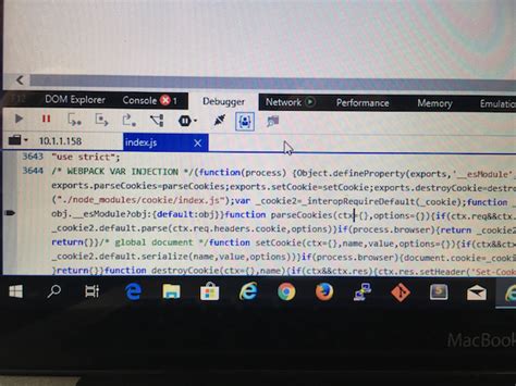 Javascript Npm Package Is Causing A Script1006 Expected Error In