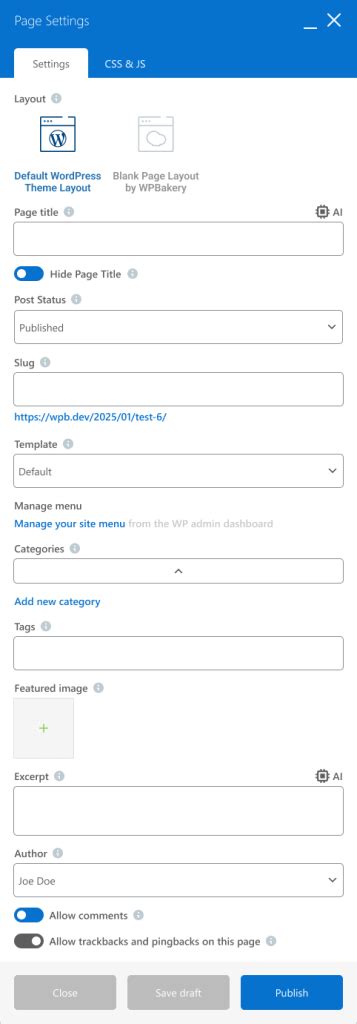 introducing wpbakery 8 2 post type settings in the frontend editor and