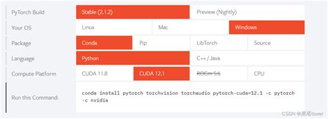 cuda12 2 conda安装torch 12 2torch csdn博客