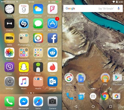 IOS 9 Vs Android 6 Marshmallow Comparatie Design IDevice Ro