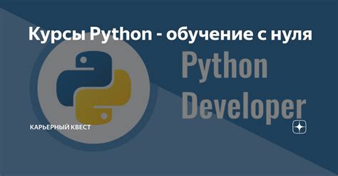 Курсы Python обучение с нуля Карьерный квест Дзен