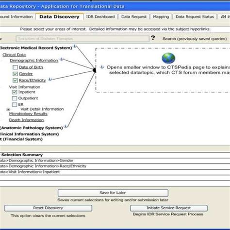 Data Discovery UI Showing IDR Contents Download Scientific Diagram