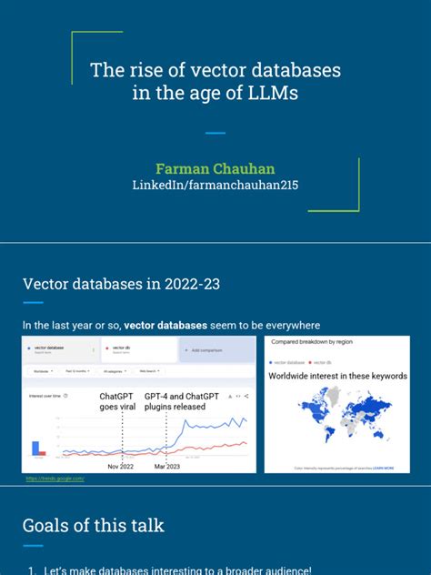 The Rise Of Vector Databases In The Age Of Llms Pdf No Sql Databases