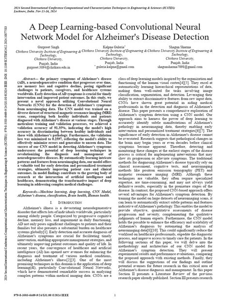 A Deep Learning Based Convolutional Neural Network Model For Alzheimers