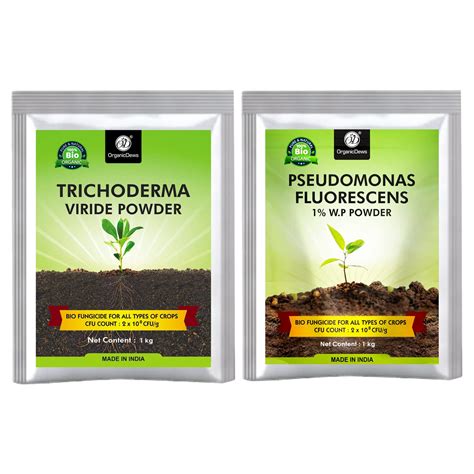 Buy Dews Trichoderma Viride Powder 1 Kg Pseudomonas Fluorescens Powder 1 Kg Combo Pack Bio