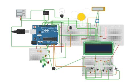 Circuit Design Lm35lcdldrmotor Tinkercad