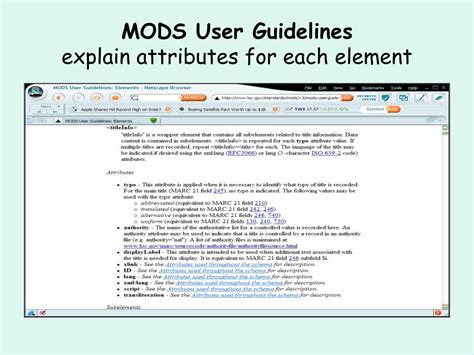 Ppt If Not Dc Then Mods A Look At The Metadata Object Description