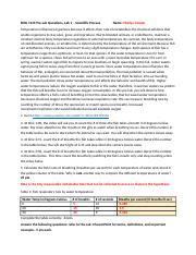 Lab 1 Pre Lab Questions S21 Docx BIOL 1123 Pre Lab Questions Lab 1 Scientific Process Name