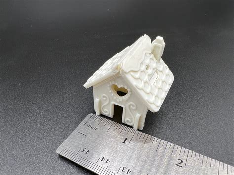 3d Printed Gingerbread House Model Etsy