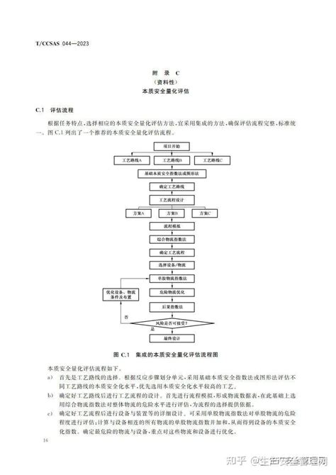 【pdf】t Ccsas 044 2023 化工过程本质安全化评估指南 知乎