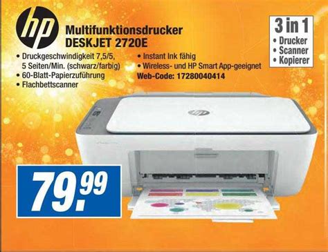 Hp Multifunktionsdrucker Deskjet E Angebot Bei Expert