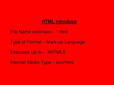 ppt role of html in web development powerpoint presentation free
