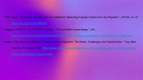 Presentation On Power And Algorithms As The Part Of Pop Culture Ppt
