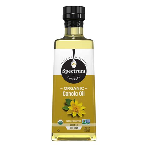 Spectrum Naturals Organic Refined Canola Oil 16 Oz