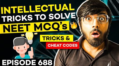 Intellectual Tricks To Solve NEET Mcqs Tricks Cheat Codes Neet Tukkatricks