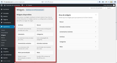 ¿qué Son Y Como Usar Los Widgets En Wordpress