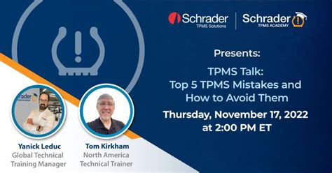 Schrader Tpms Solutions On Linkedin Webinar Tpms Freewebinar