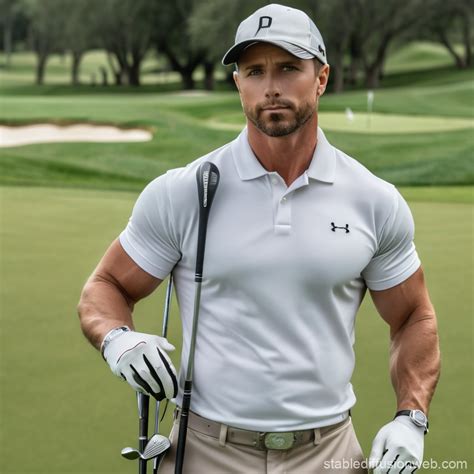 Fun Dad Golf Outfit Stable Diffusion Online