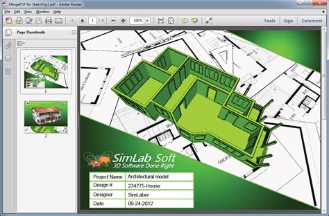SimLab D PDF For SketchUp Verison Released Sketchucation