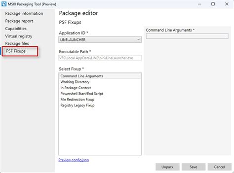 자동화된 Psf 구성 생성 Msix Microsoft Learn