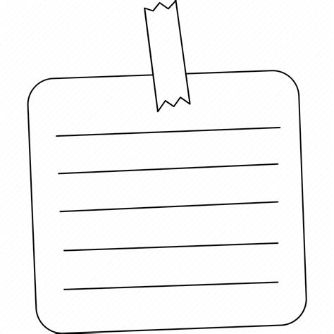 Notepad Note Paper Sheet Message Icon Download On Iconfinder