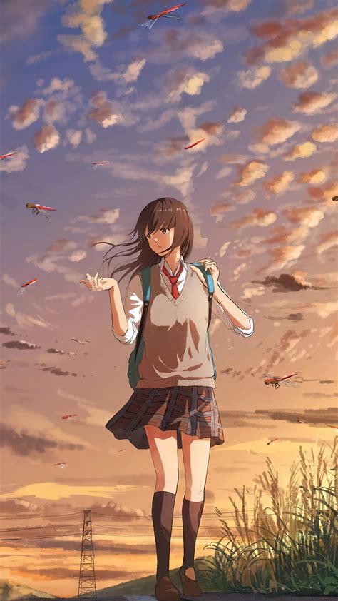 Anime School Student Girl 4k 790i Wallpaper 4k Hd