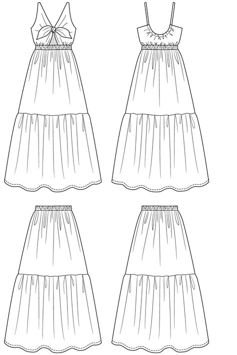 Paper Sewing Pattern Dirndl 068 Etsy Artofit