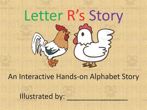Alphabet Story Book Letter R Interactive Book By Teach Simple