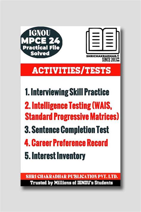 IGNOU MPCE 24 Pratical File MAPC Practical Pdf MA Psychology