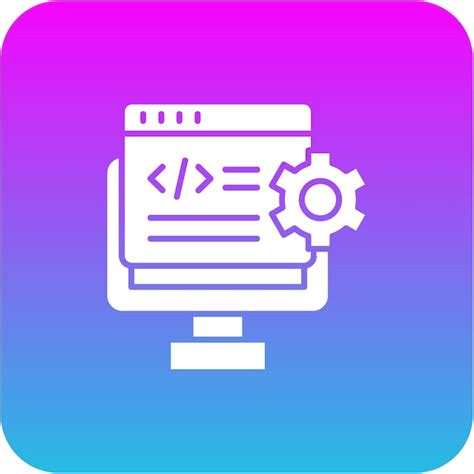 Premium Vector Backend Icon