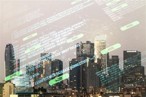 Premium Photo Multi Exposure Of Abstract Creative Coding Sketch On