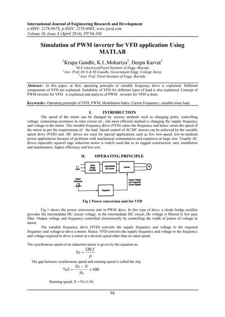 Variable Frequency Drives Pptx