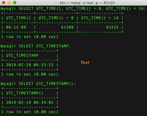 Mysql Utctimestamp