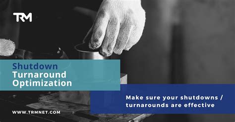 Total Resource Management On Linkedin Shutdown Turnaround Optimization